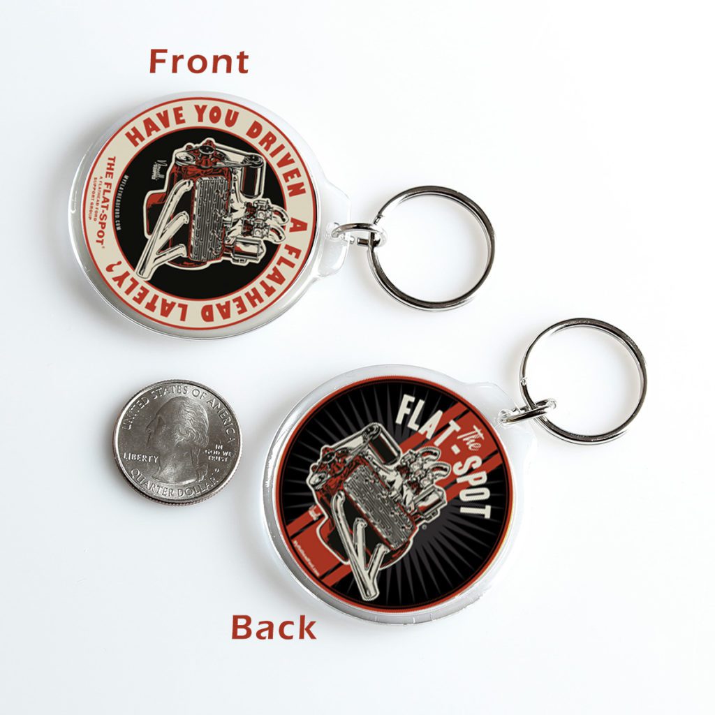 Flat-Spot Engine Logo Keychain - The Flat-Spot