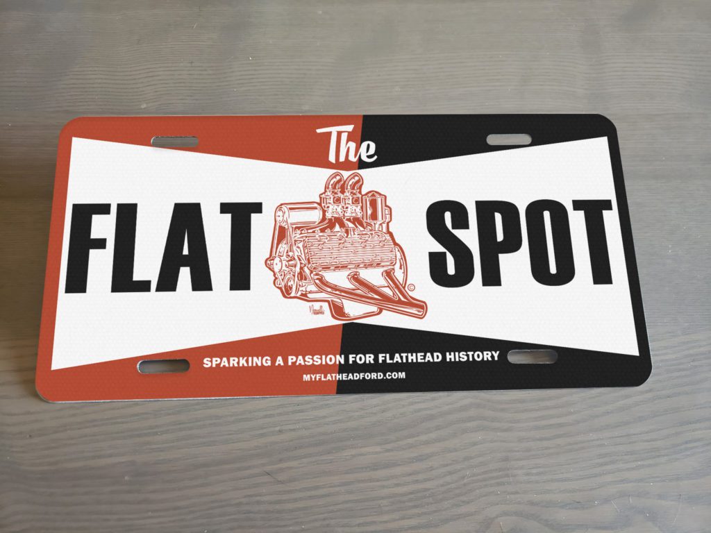 Metal Flat-Spot Spark License Plate - The Flat-Spot